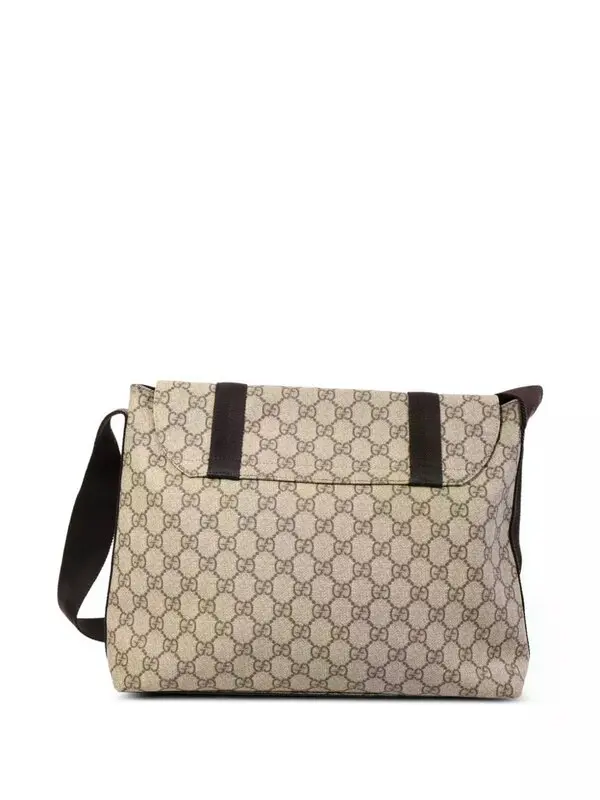 Gucci Gg Supreme Buckle Shoulder Bag