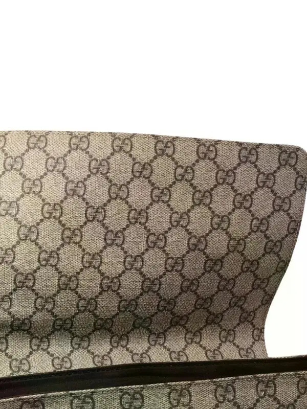 Gucci Gg Supreme Buckle Shoulder Bag