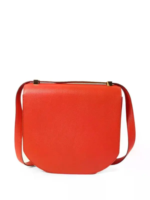 Hermès Mosaique Au 24 Leather Shoulder Bag - Red