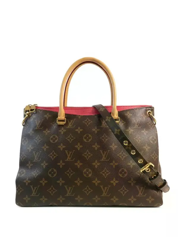 LOUIS VUITTON Pallas Monogram Handbag - Brown