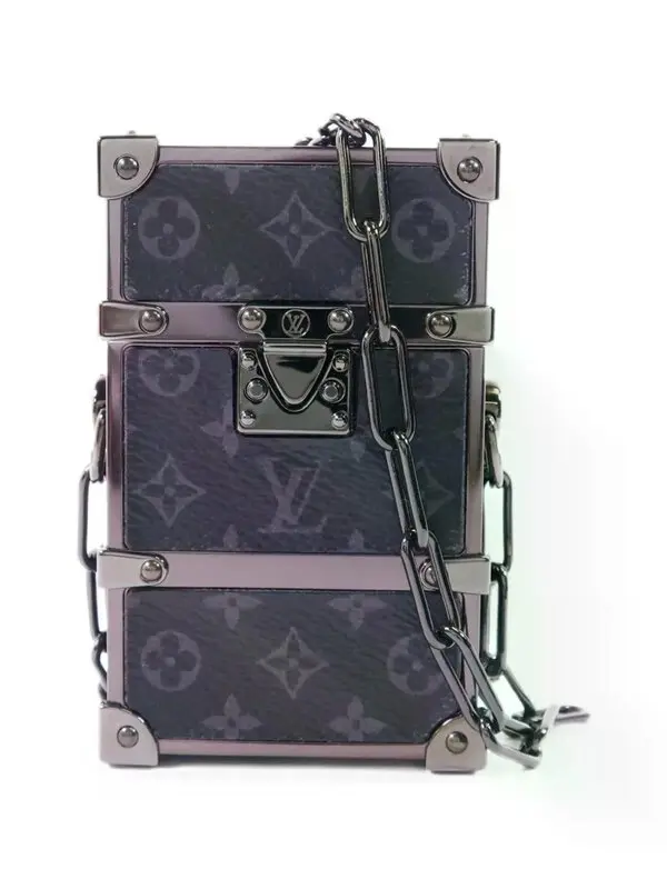 LOUIS VUITTON Monogram Eclipse Trunk Box Shoulder Bag