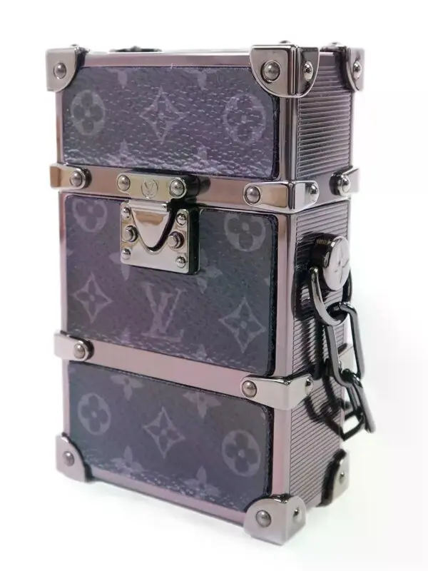 LOUIS VUITTON Monogram Eclipse Trunk Box Shoulder Bag