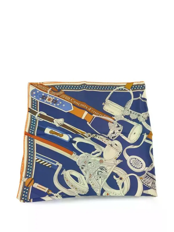 Hermès Geometric-pattern Scarf