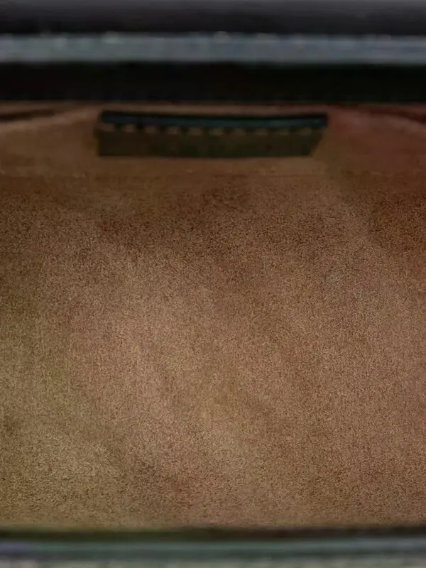 Gucci Gg Supreme Padlock Crossbody Bag - Neutrals