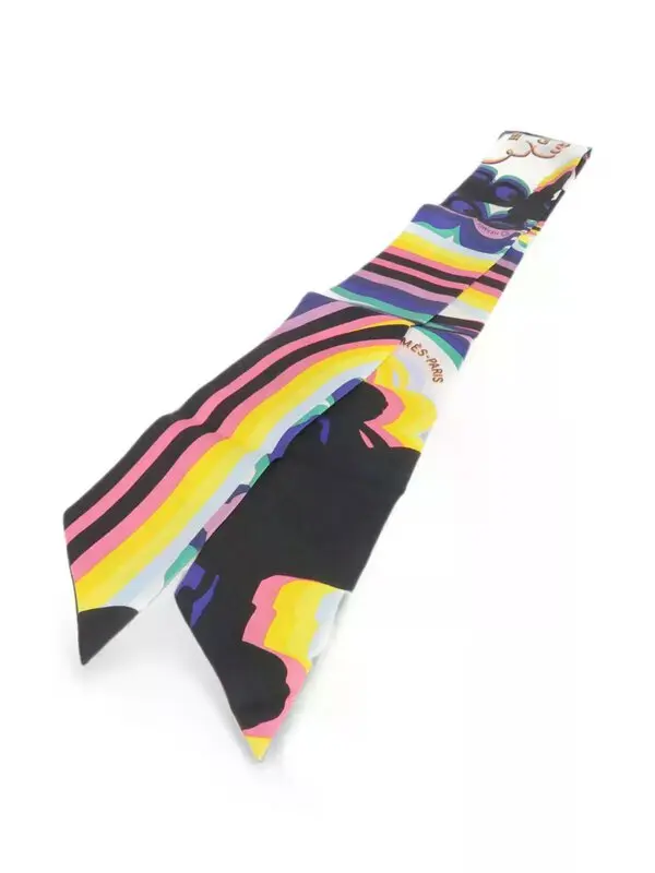 Hermès Printed Silk Scarf