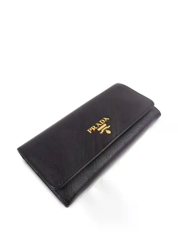 Prada Leather Wallet - Black