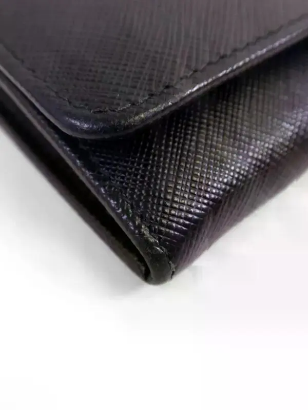 Prada Leather Wallet - Black