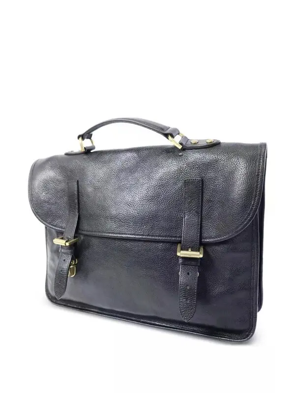 Mulberry Buckle-fastening Briefcase