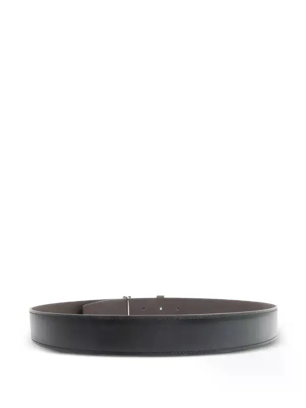 Hermès H Box Leather Belt With Silver-tone Hardware