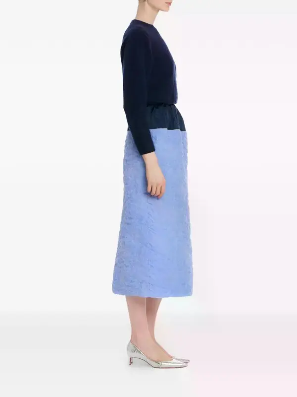 MARKARIAN Romy Floral Patch Cashmere Sweater