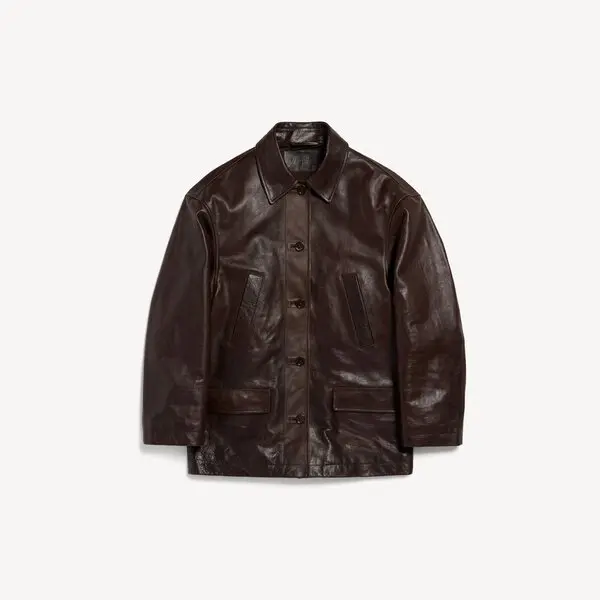 Balenciaga Oversized Carcoat - Brown