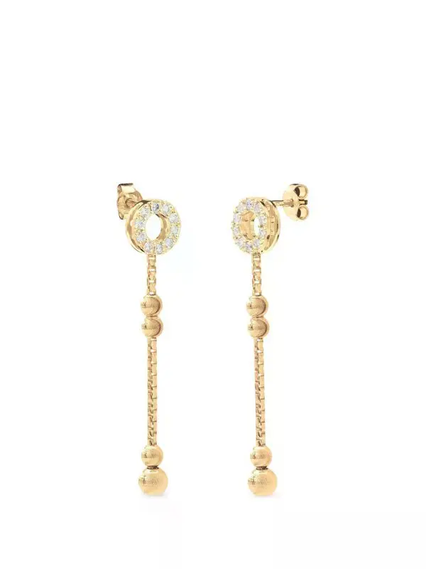 OFFICINA BERNARDI 18k Yellow Diamond Drop Earrings - Gold