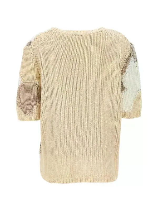 KANGRA Sequin-embellished Patchwork Sweater