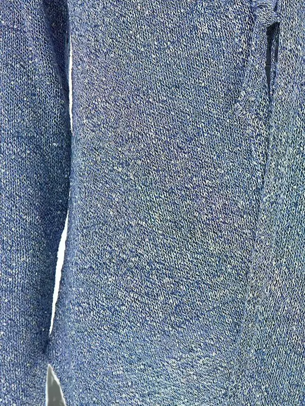 KANGRA Sequin Embellished Asymmetrical Cardigan