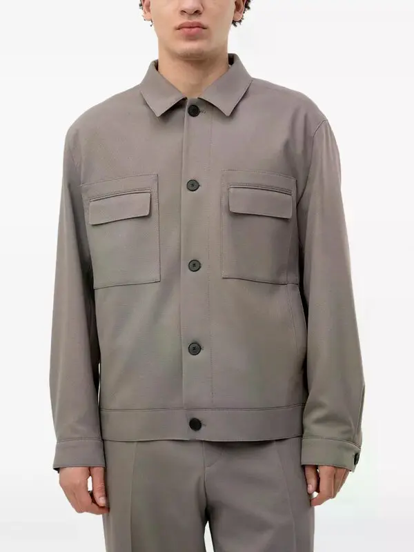 Hugo Flap-pocket Button-up Jacket