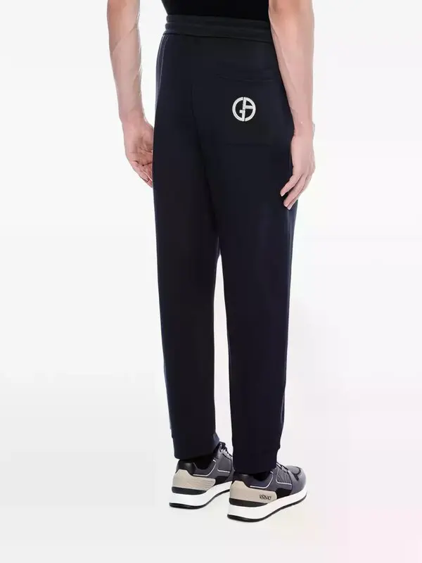 Giorgio Armani Logo-patch Drawstring Track Pants