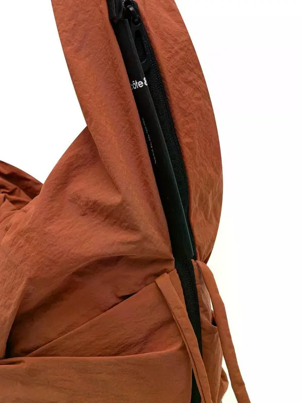 COTE & CIEL Ruched Knotted Tote Bag - Orange