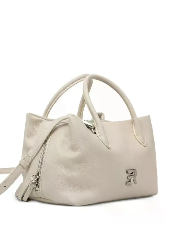 ERMANNO FIRENZE Logo-plaque Pebbled-leather Tote Bag