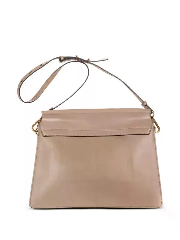 Chloé Medium Faye Patchwork Shoulder Bag - Neutrals