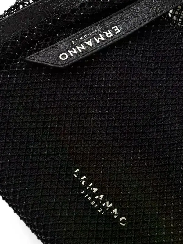 ERMANNO FIRENZE Mesh Logo Tag Tote Bag