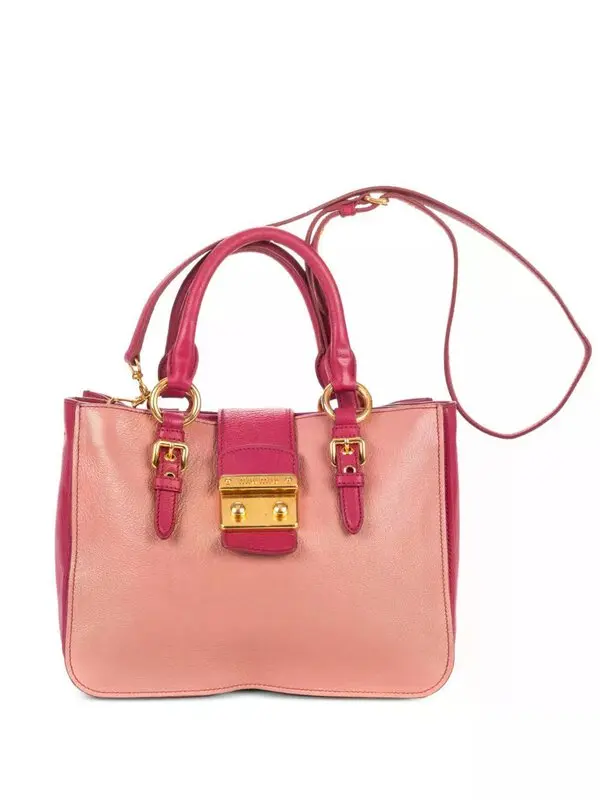 Miu Miu Push-lock Tote Bag - Pink