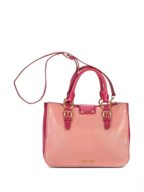 Miu Miu Push-lock Tote Bag - Pink