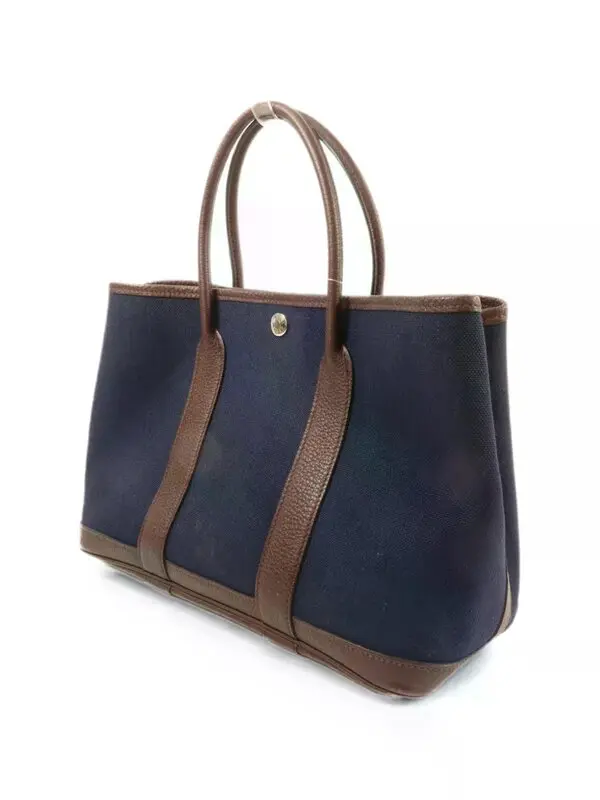 Hermès Tpm Garden Party Tote Bag - Blue