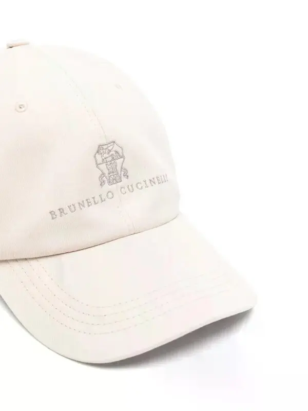 Brunello Cucinelli Logo Embroidered Cap