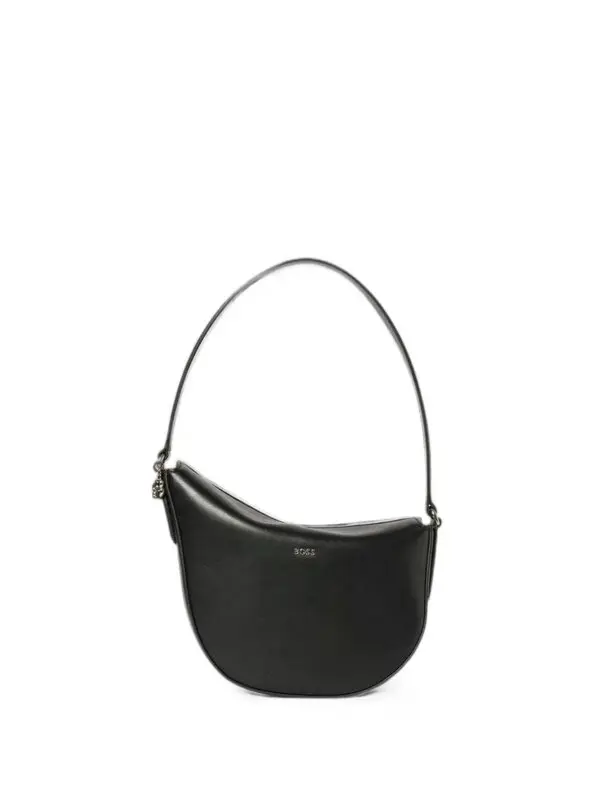 BOSS Logo Plaque Hobo Handbag