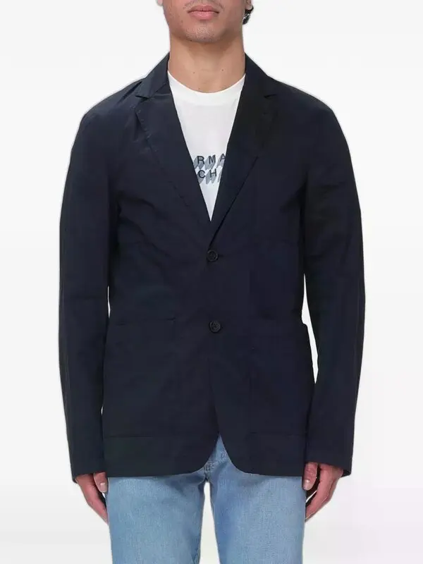 Armani Exchange Cotton Twill Blazer