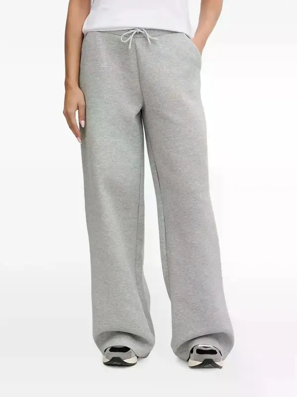 Guess Logo Embroidered Drawstring Track Pants