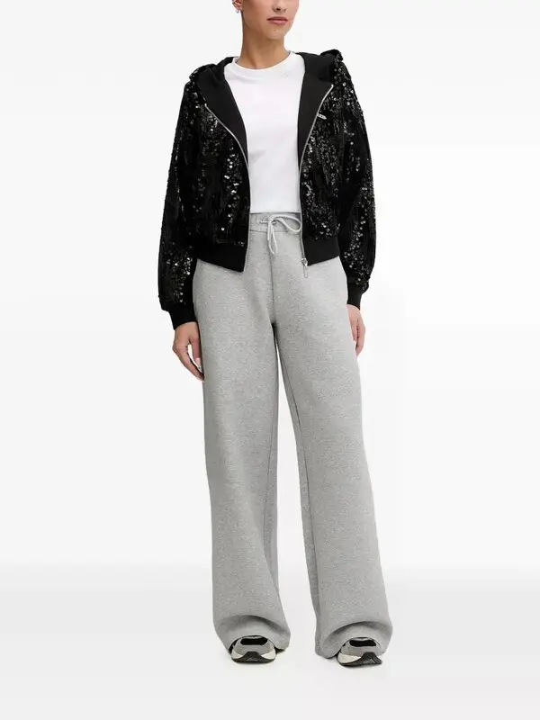 Guess Logo Embroidered Drawstring Track Pants