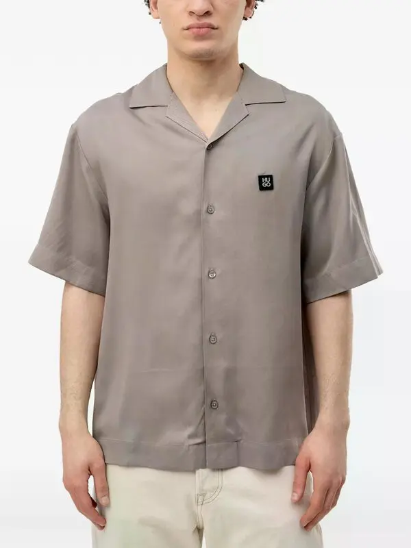 Hugo Logo-patch Short-sleeve Shirt