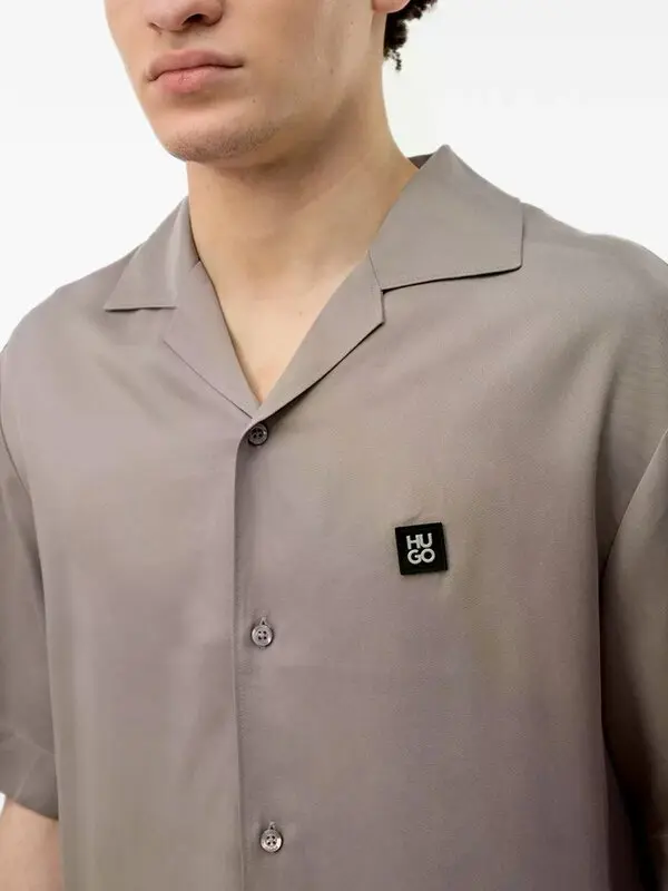 Hugo Logo-patch Short-sleeve Shirt