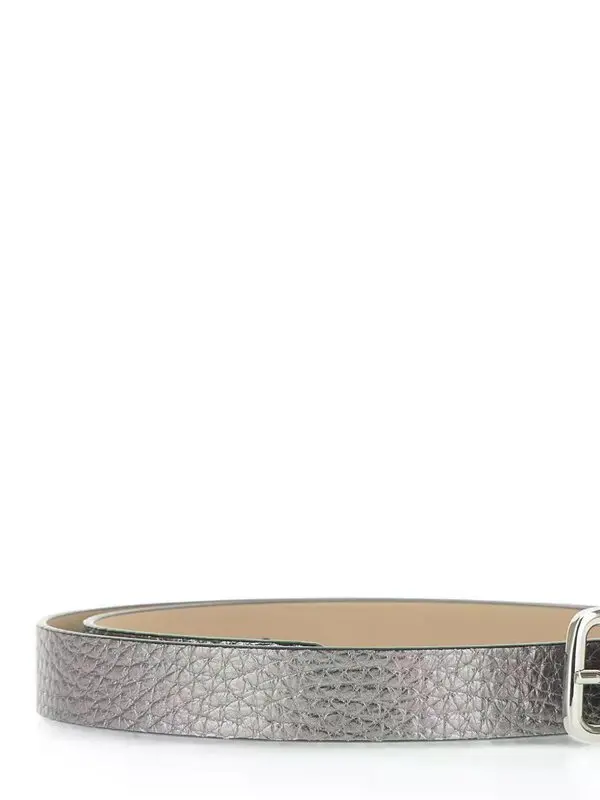 GIANNI CHIARINI Metallic Effect Belt - Silver