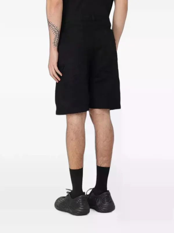 DISCLAIMER Rivet Embellished Denim Shorts