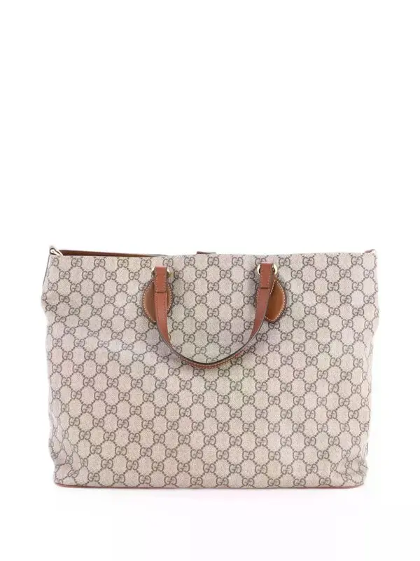 Gucci Convertible Soft Gg Coated Canvas Tote Bag