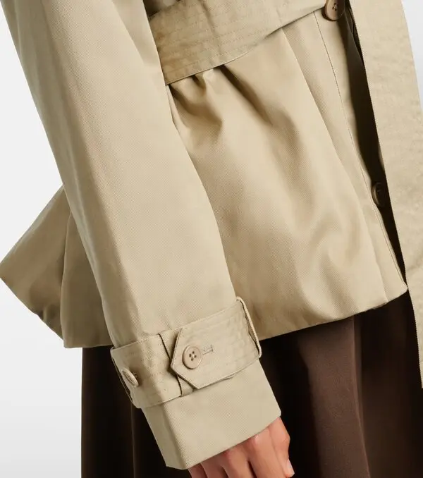 ROTATE BY BIRGER CHRISTENSEN Belted Double-breasted Trench Coat