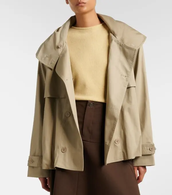 ROTATE BY BIRGER CHRISTENSEN Belted Double-breasted Trench Coat
