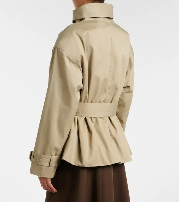 ROTATE BY BIRGER CHRISTENSEN Belted Double-breasted Trench Coat