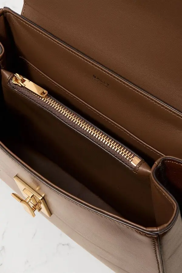 Bally Ollam Small Leather Shoulder Bag