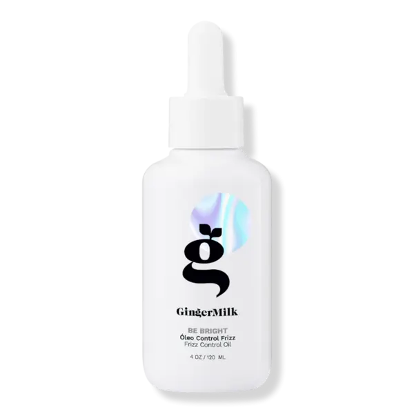 GINGER MILK Anti-frizz Hair Oil For Porous Ends With Castor Oil & Grape Seed Oil - One-color