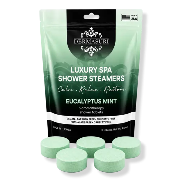 DERMASURI Eucalyptus Mint Shower Steamers Aromatherapy Tablets - One-color
