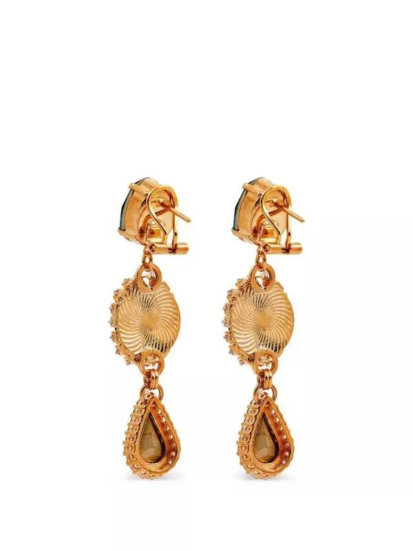 ANTON HEUNIS Crystal Embellished Drop Earrings