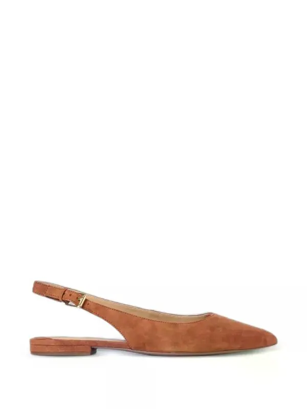Ralph Lauren Pointed-toe Slingback Ballet Flats