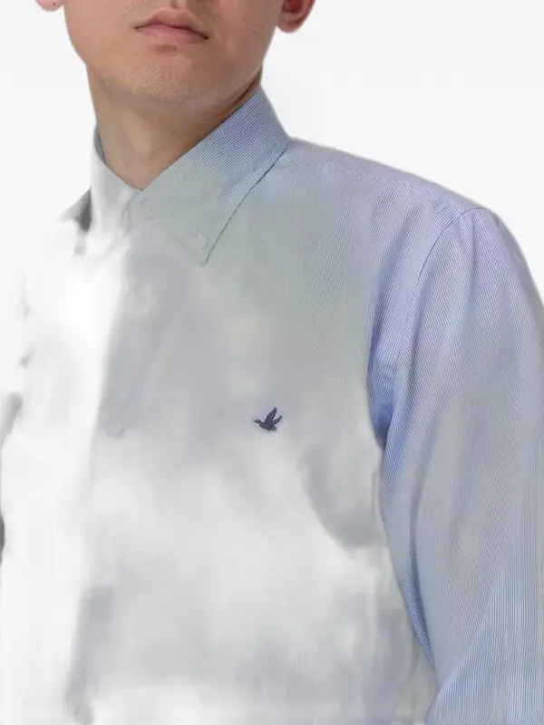 BROOKSFIELD Striped Poplin Shirt