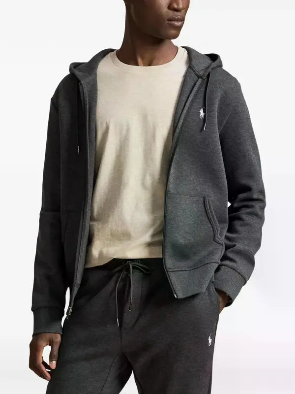 Polo Ralph Lauren Signature Pony Motif Full-zip Sweatshirt - Grey