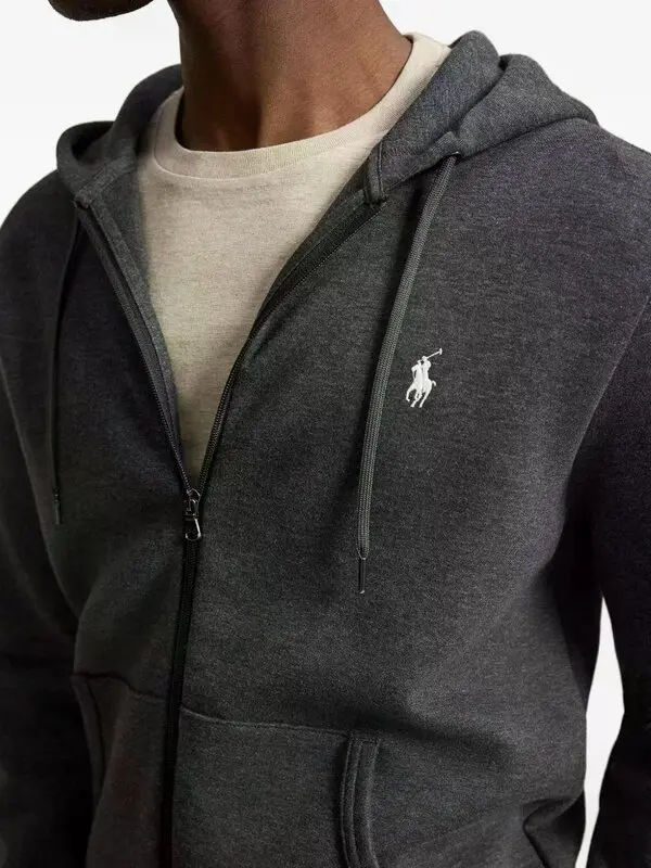 Polo Ralph Lauren Signature Pony Motif Full-zip Sweatshirt - Grey