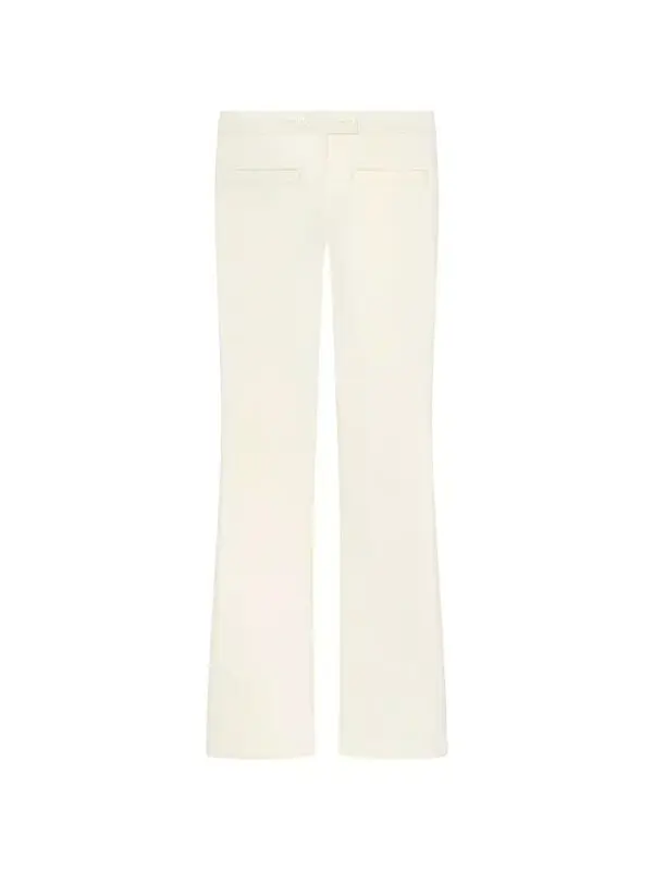 COURREGES White Bootcut Trousers - Neutrals