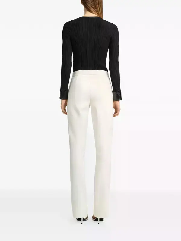 COURREGES White Bootcut Trousers